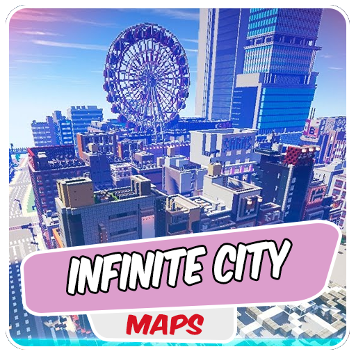 Download Modern Infinite City Maps MCPE android on PC