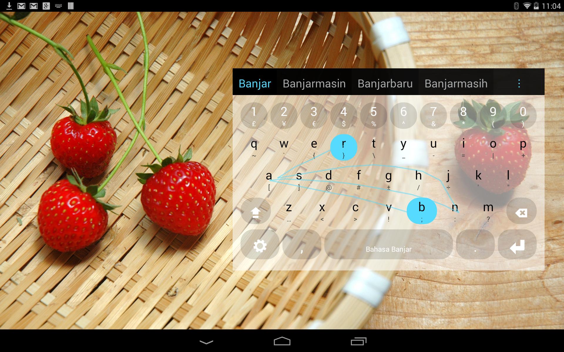 Download Banjar Keyboard plugin android on PC