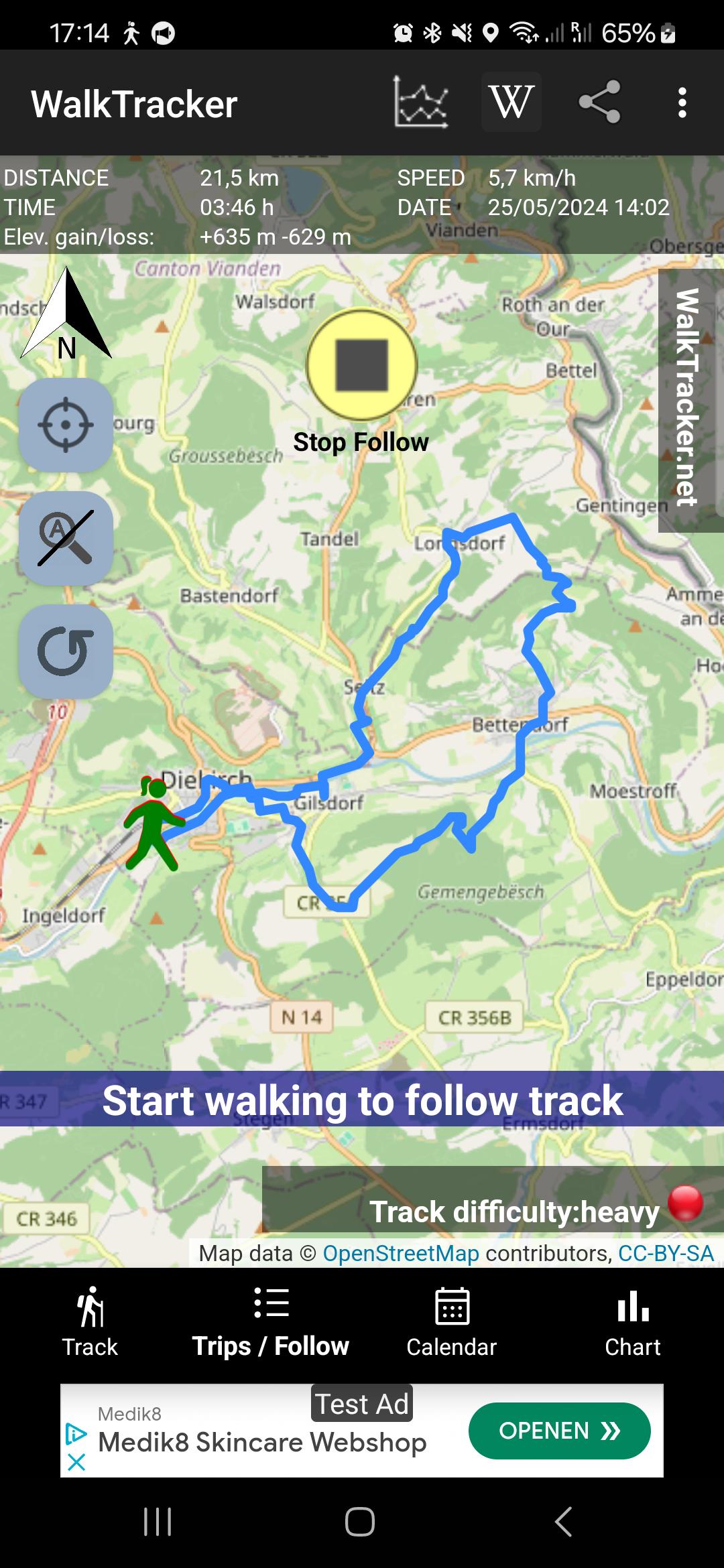Download WalkTracker: Hiking Trails android on PC