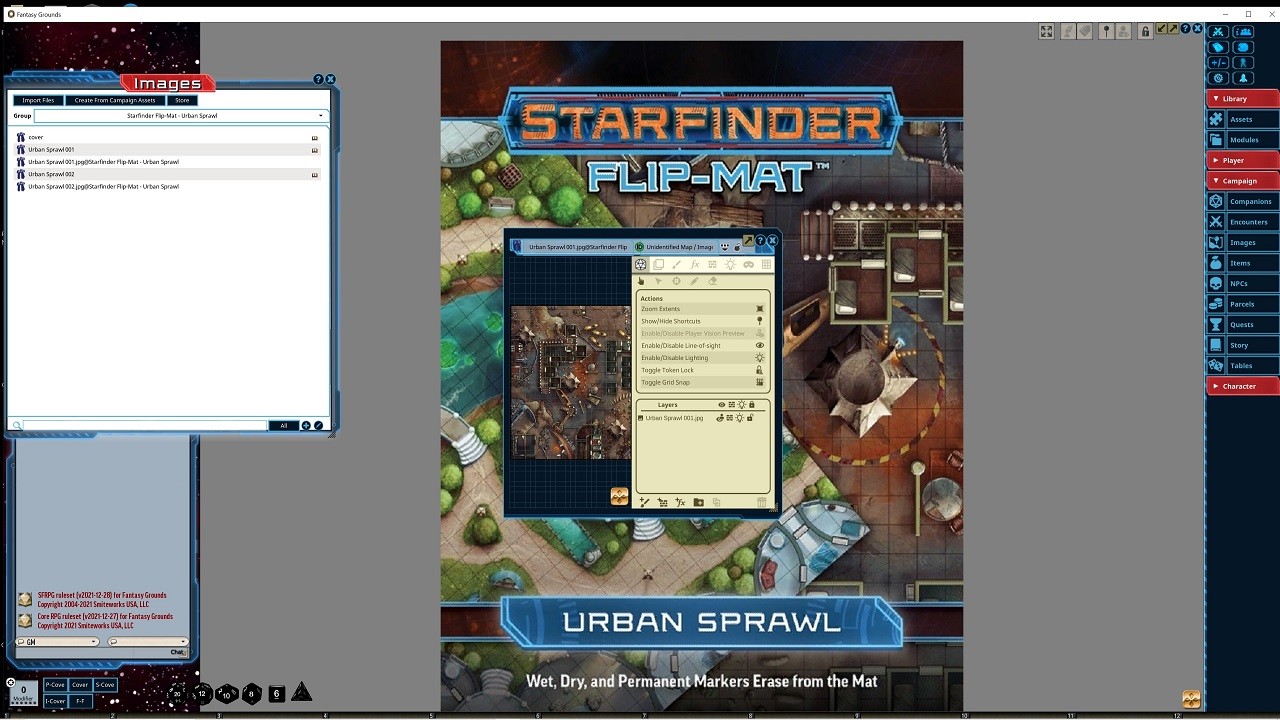 Download Fantasy Grounds - Starfinder RPG - Flip-Mat - Urban Sprawl ...