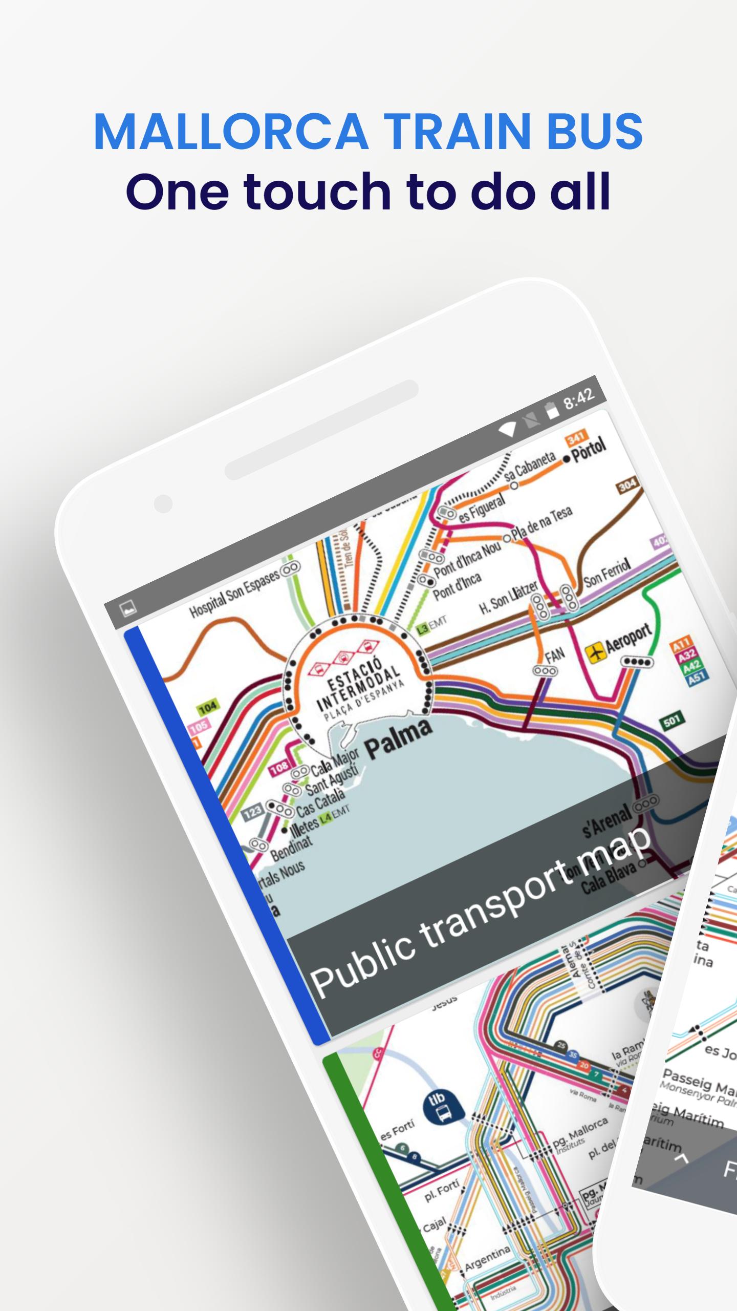 Download MALLORCA TRAIN BUS MAP OFFLINE android on PC