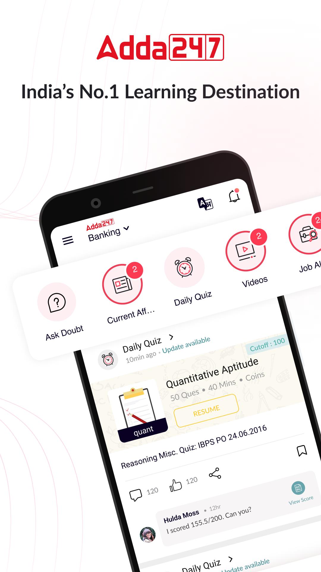 Download Adda247 Exam Preparation App android on PC