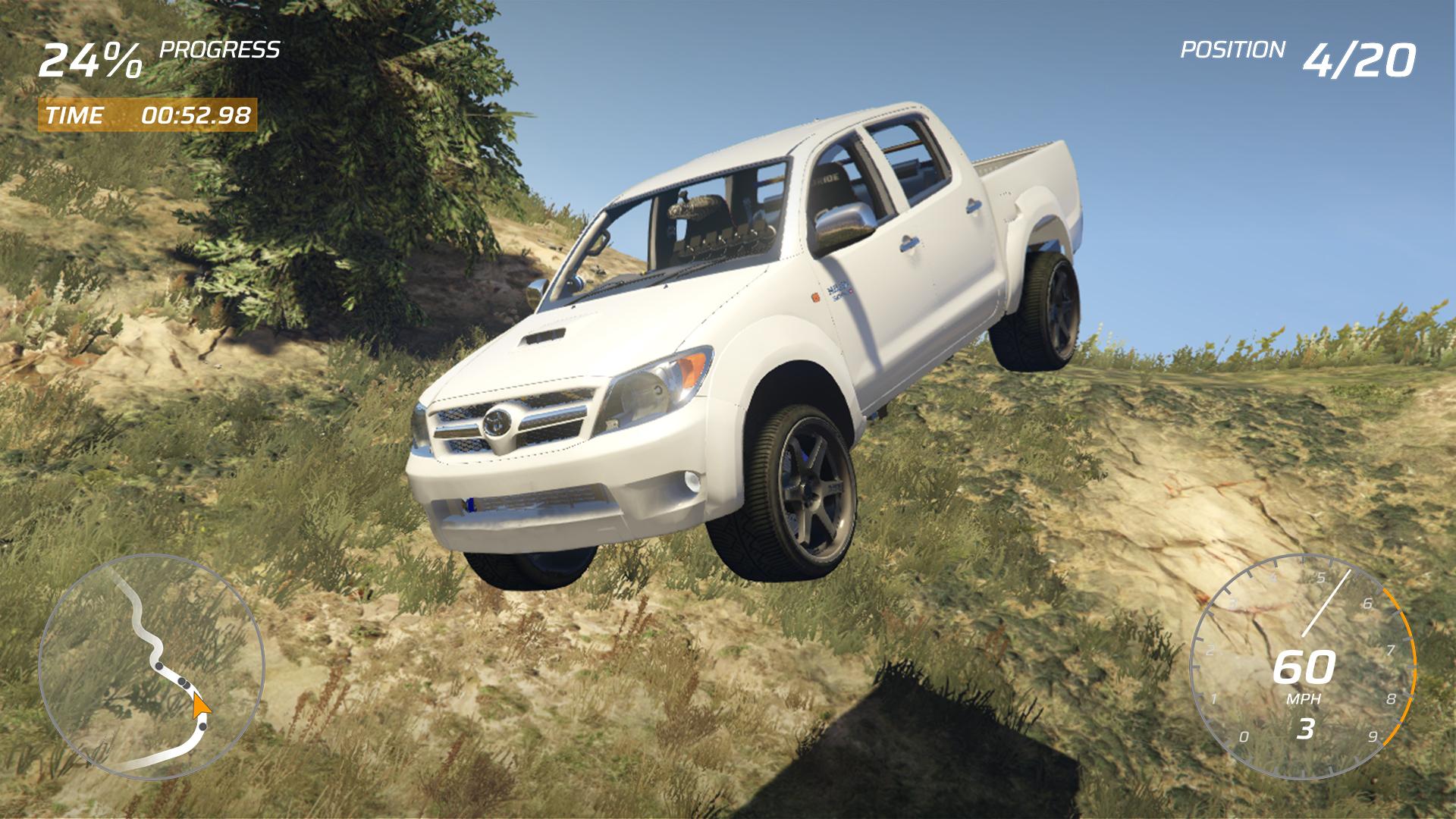 Download Hilux Toyota Car Simulator android on PC