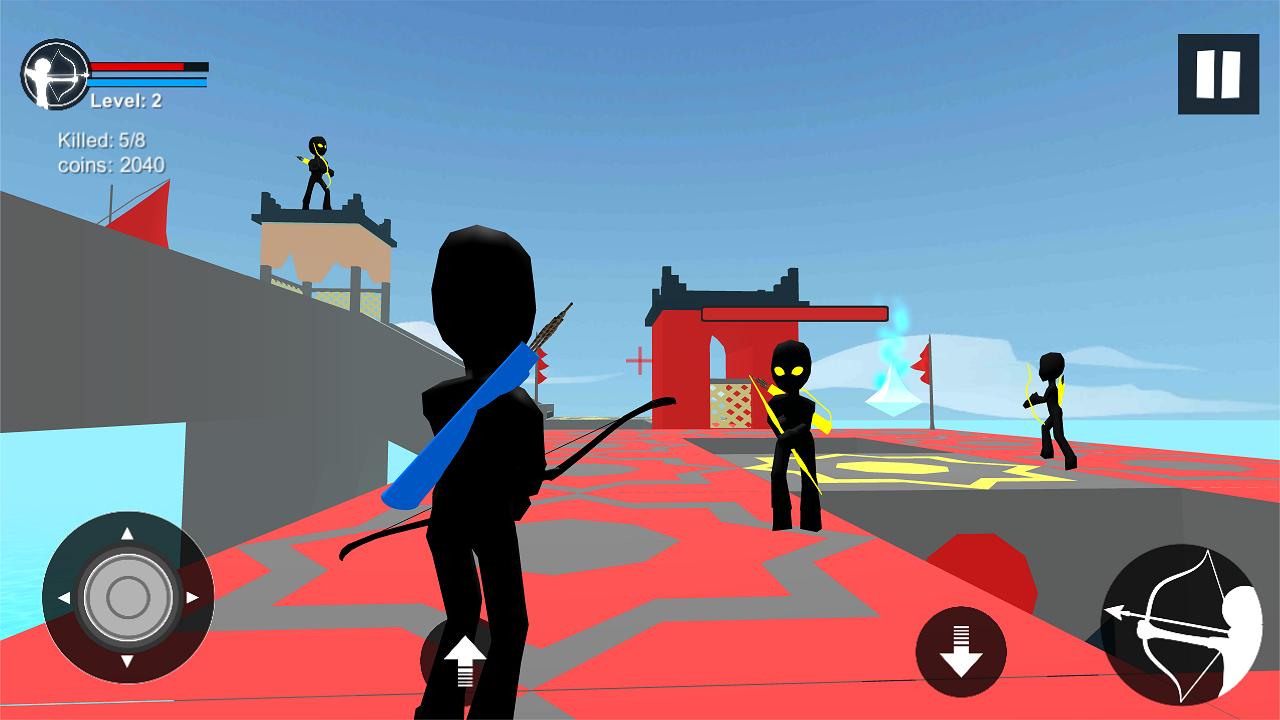 Download Stickman Bow Archery Fighting android on PC