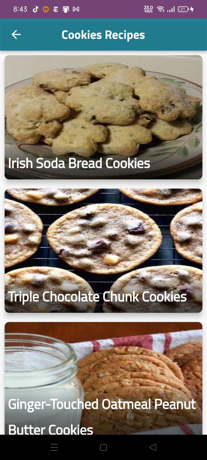 Download Cookies Recipes android on PC