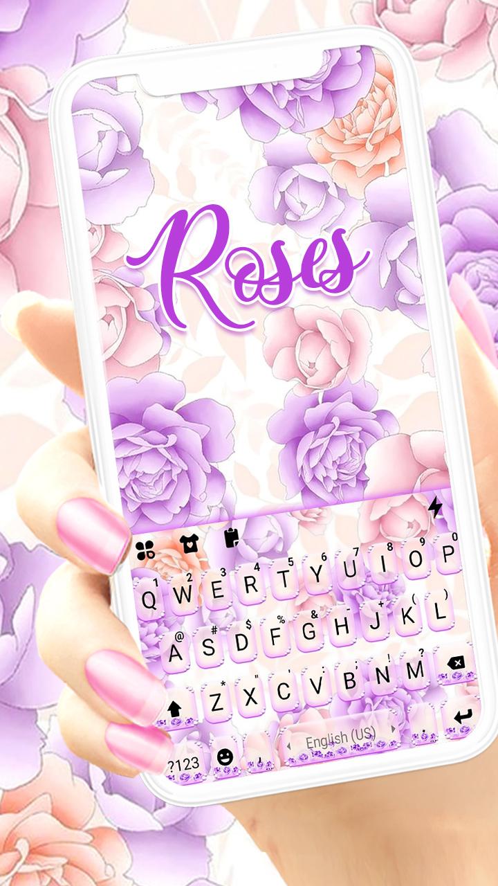 تنزيل Purple Roses Keyboard Backgrou على جهاز الكمبيوتر | مسؤول GameLoop