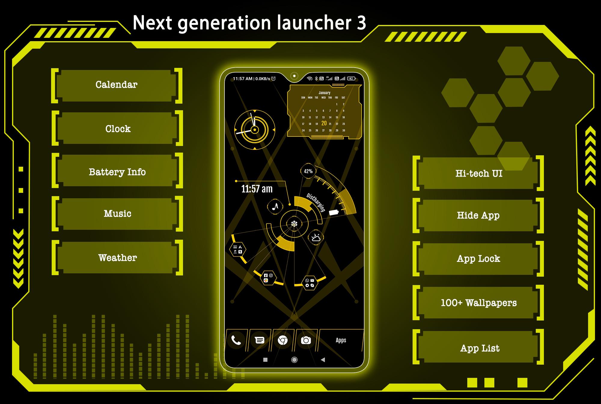 Download Next generation launcher 3 android on PC