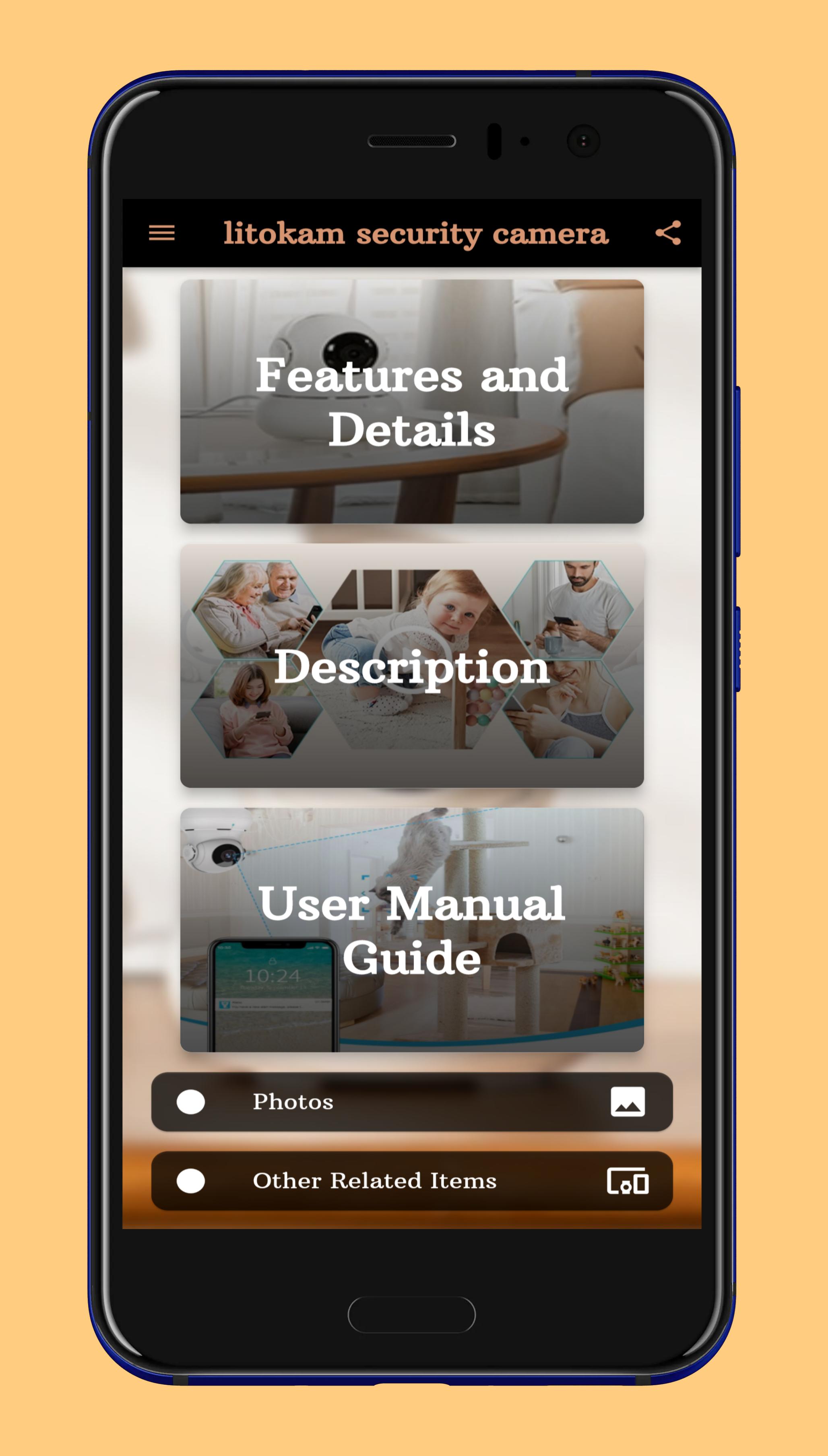 Download litokam Security Camera Guide android on PC