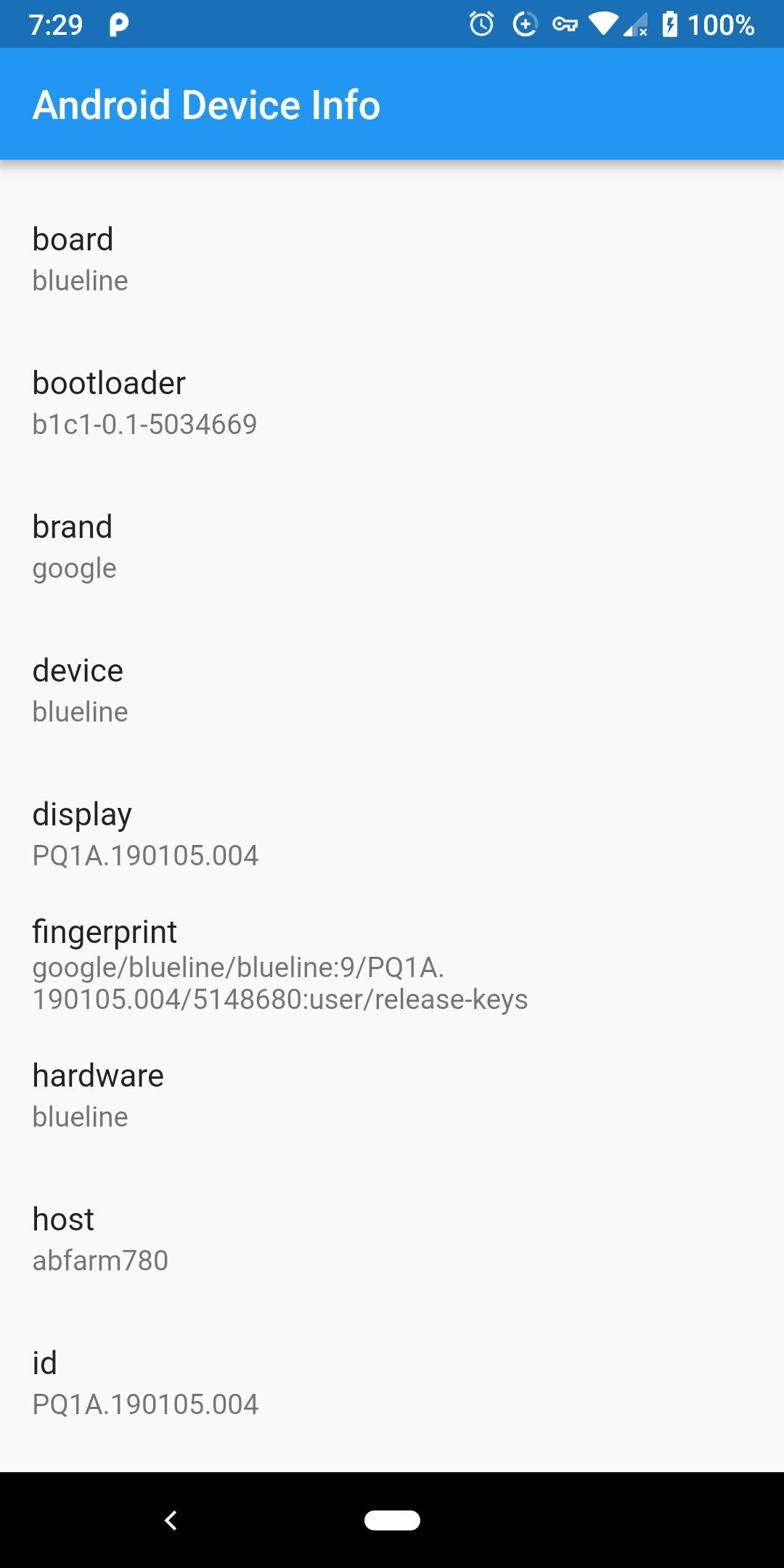 Download Flutter Device Info android on PC
