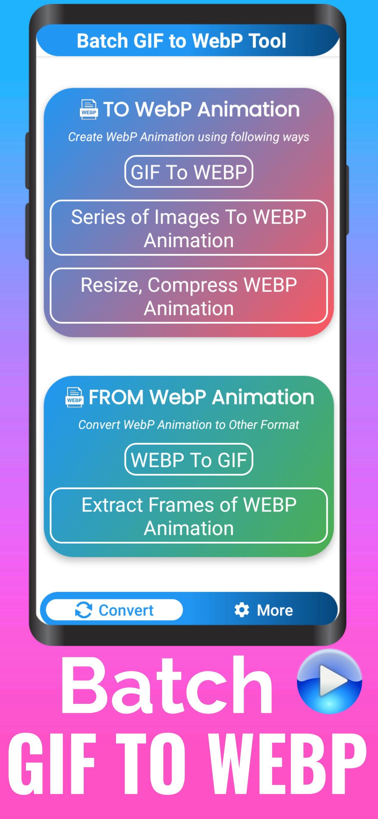 تنزيل Gif to Webp Animation Convert على جهاز الكمبيوتر | مسؤول GameLoop