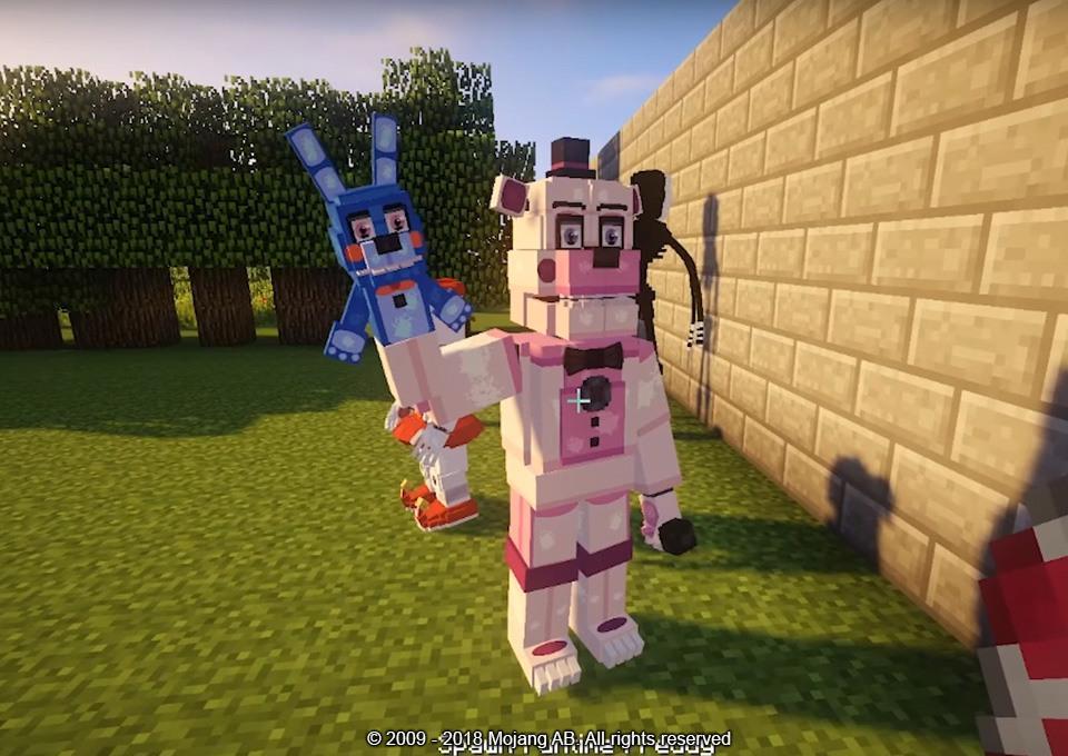 Download FNAF in Minecraft PE android on PC