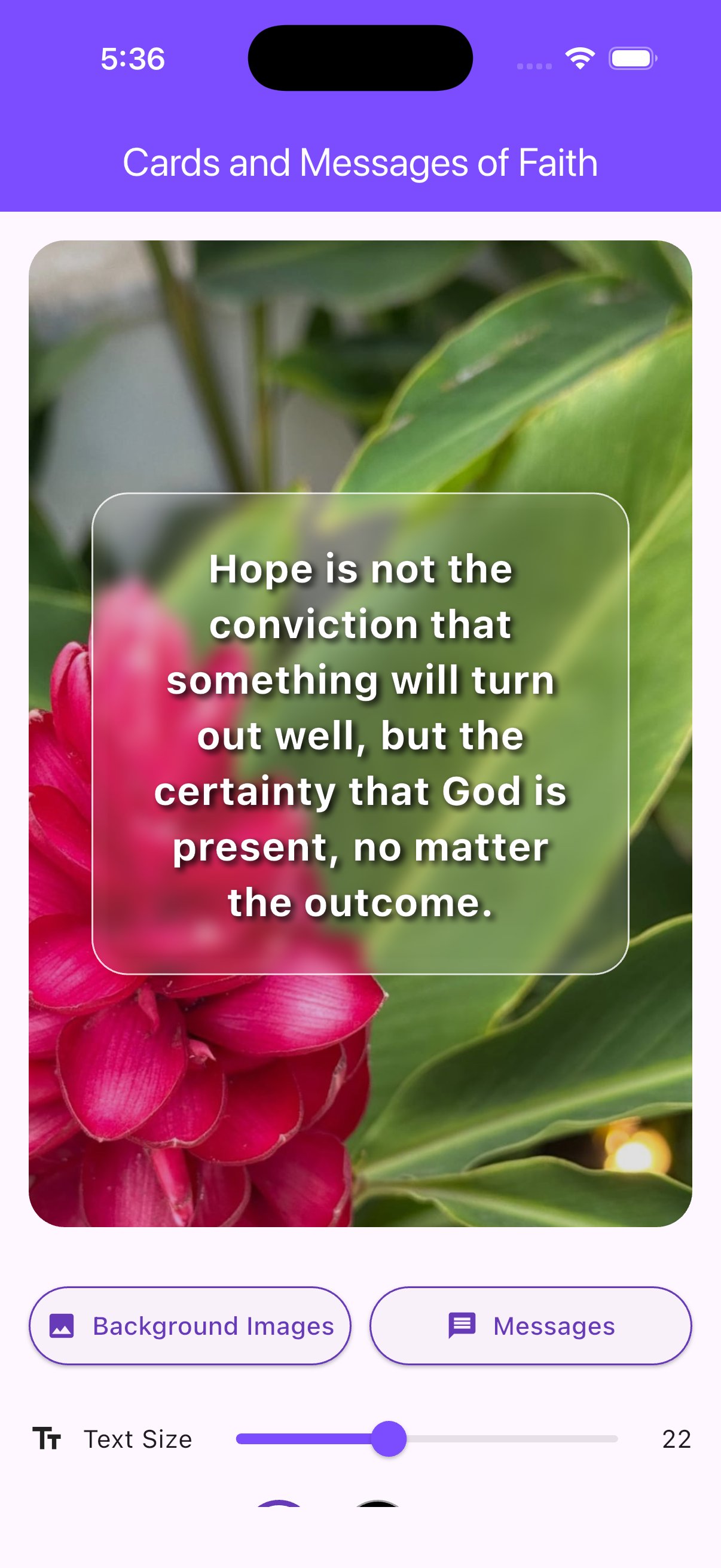 Download Good Morning and Faith Cards android on PC