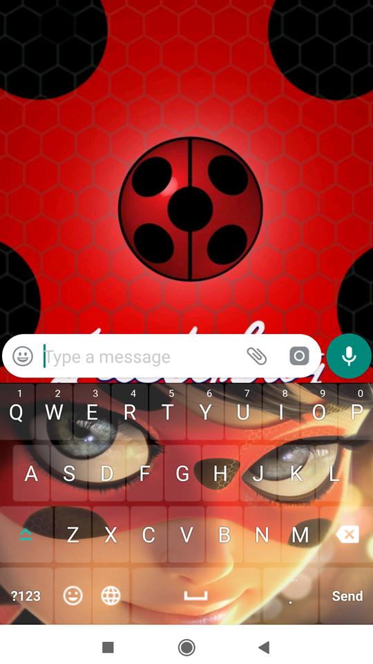 Download Ladybug Keyboard Theme Wallpaper HD android on PC