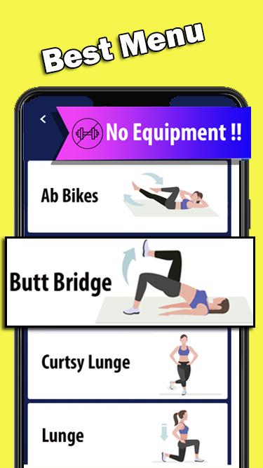 Download buttocks workout , 30 day home android on PC