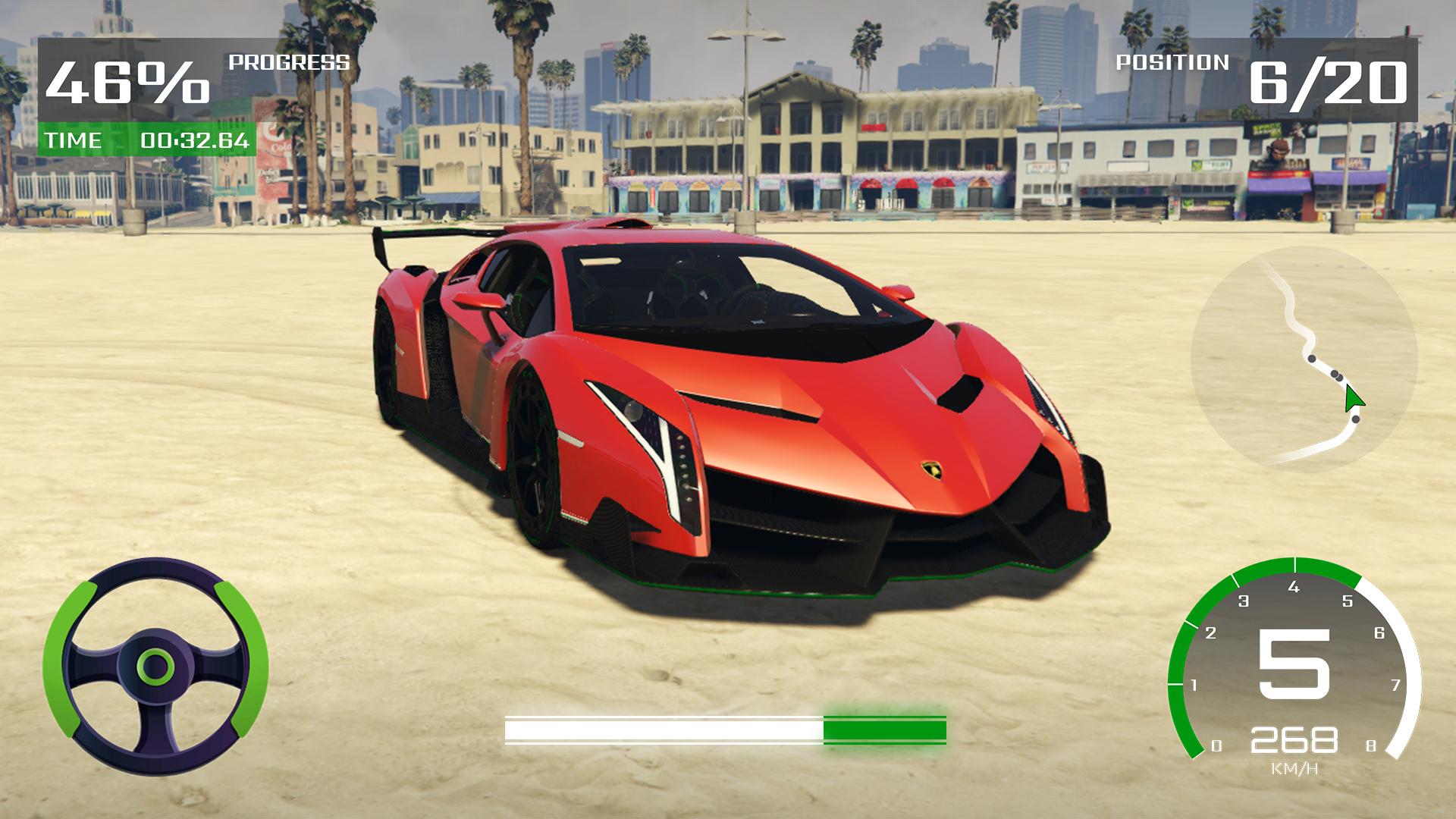 Download Racing Veneno Lamborghini Game android on PC