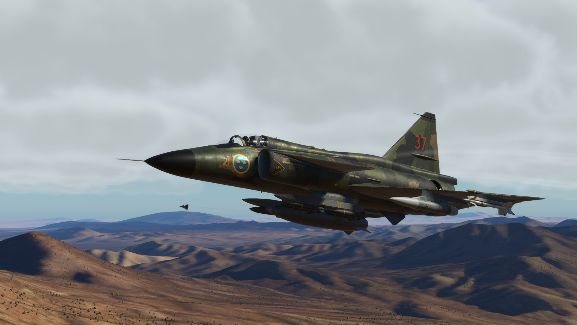 Download DCS: AJS-37 Viggen - 16-2 Red Flag Campaign Free and Play on PC