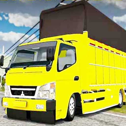 Download Mod Truck Canter Polos Kuning android on PC