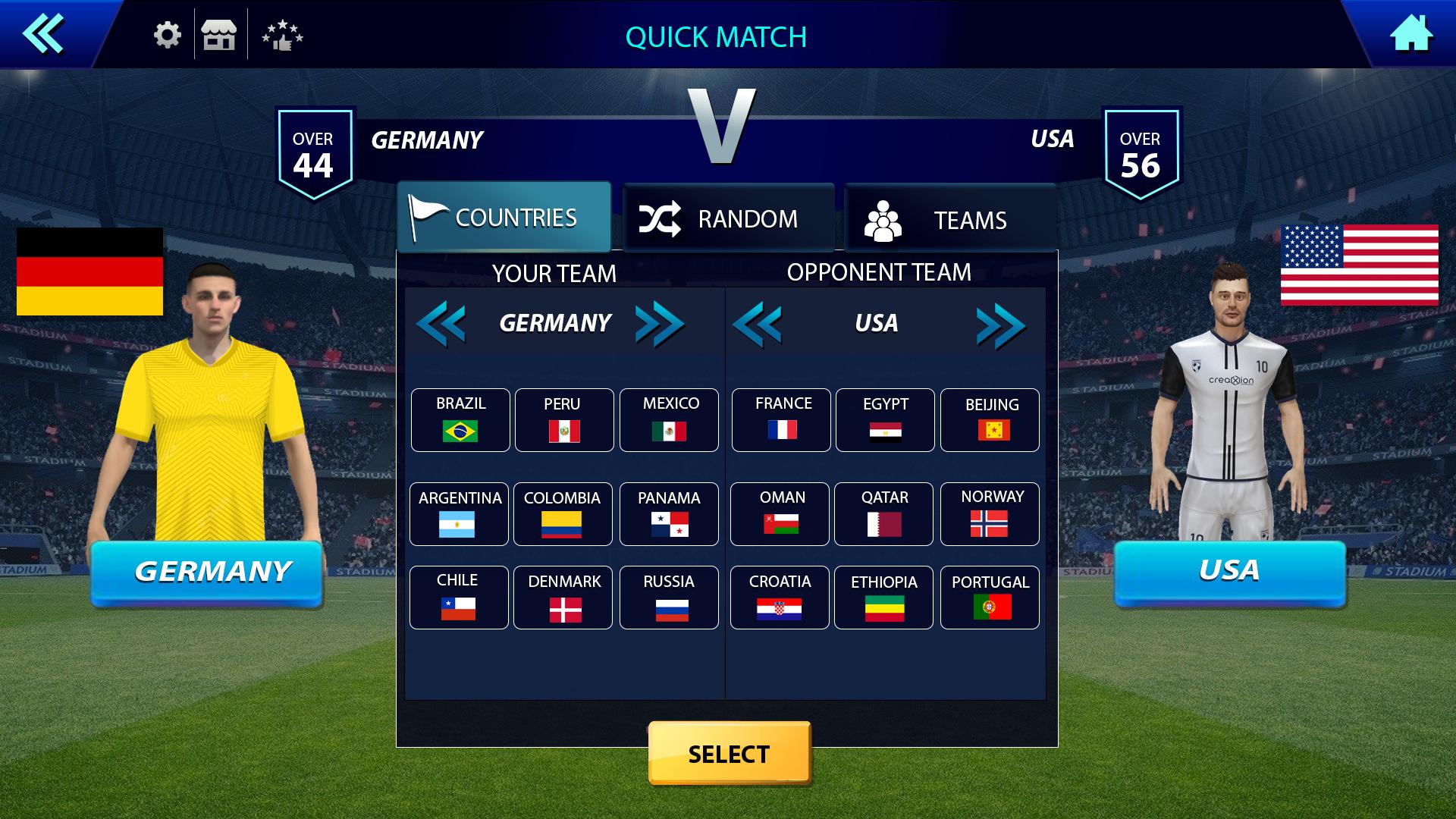 Download Football Soccer Match Game android on PC