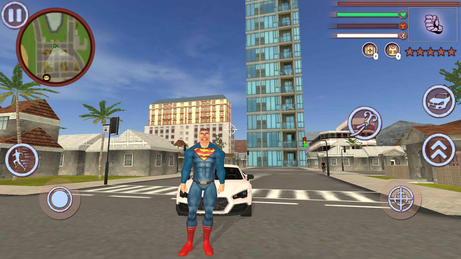Download Super Rope Hero: Vice Town android on PC