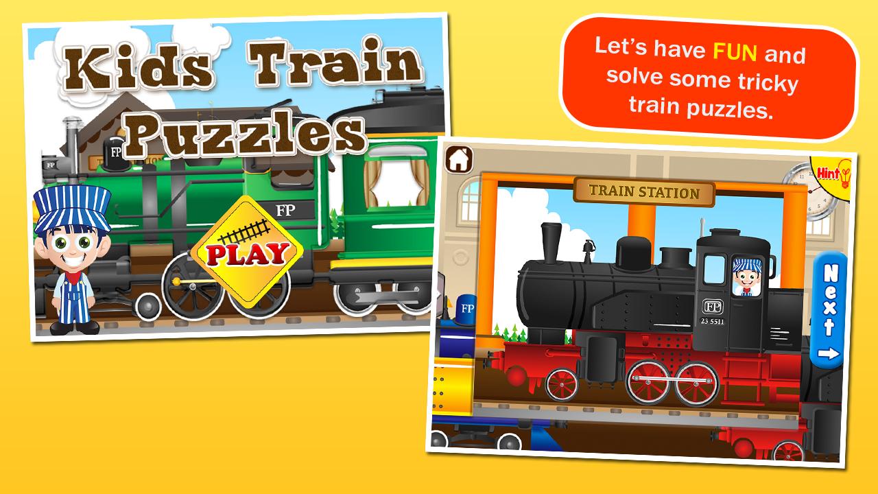 Download Train Puzzles for Kids android on PC