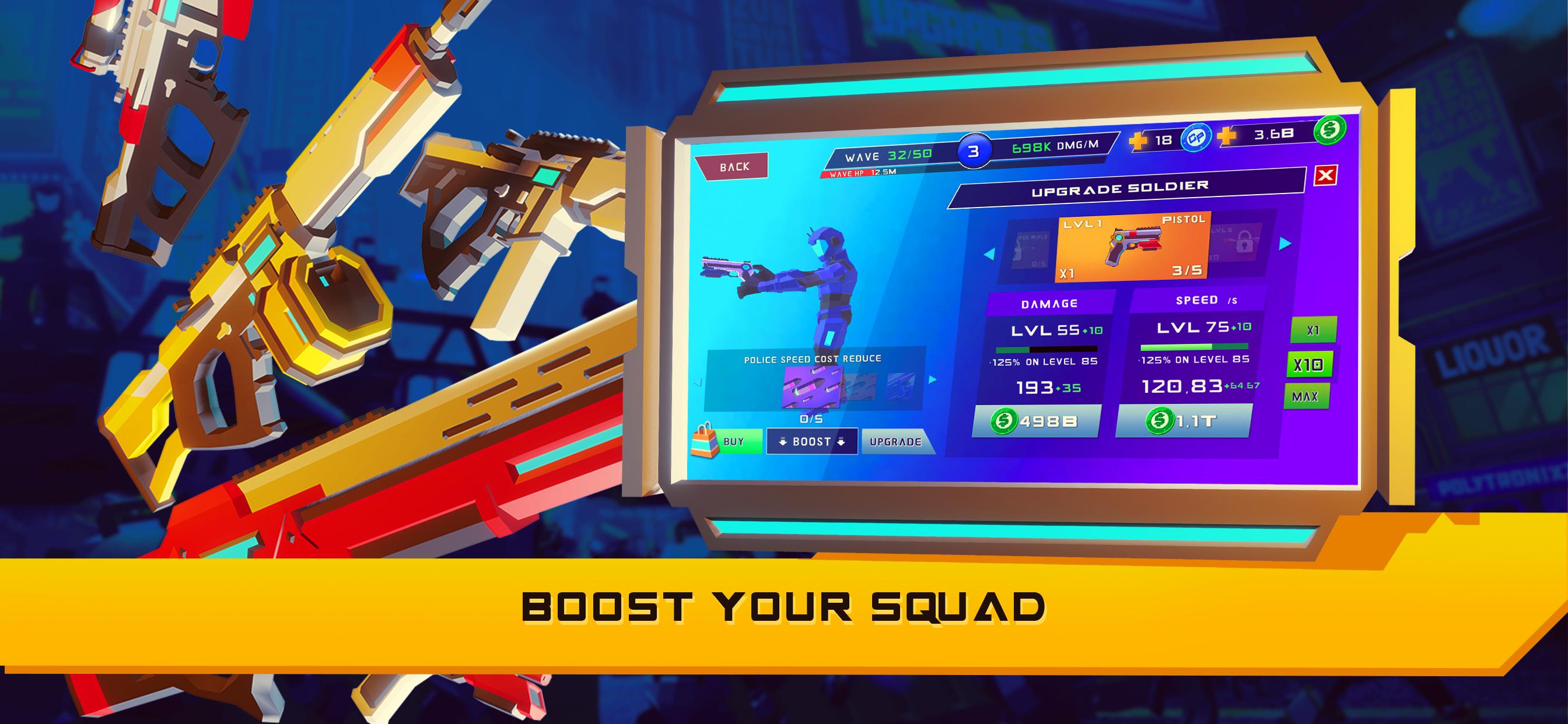 Descargar Cyber Police - Idle Robot Defe en PC | GameLoop Oficial