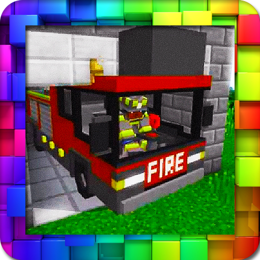 Download FireEngine Minecraft Truck Addon for Cars android on PC