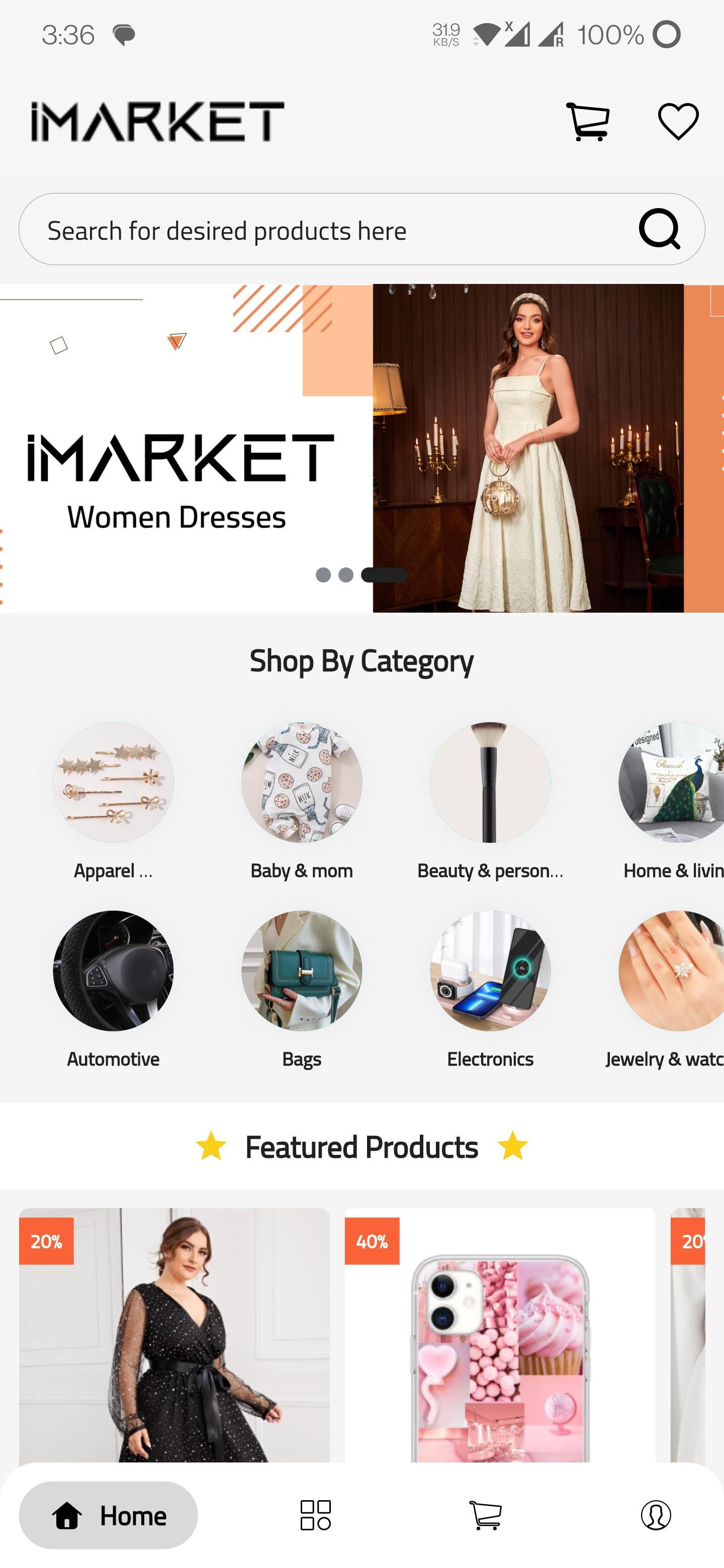 Download iMarket android on PC