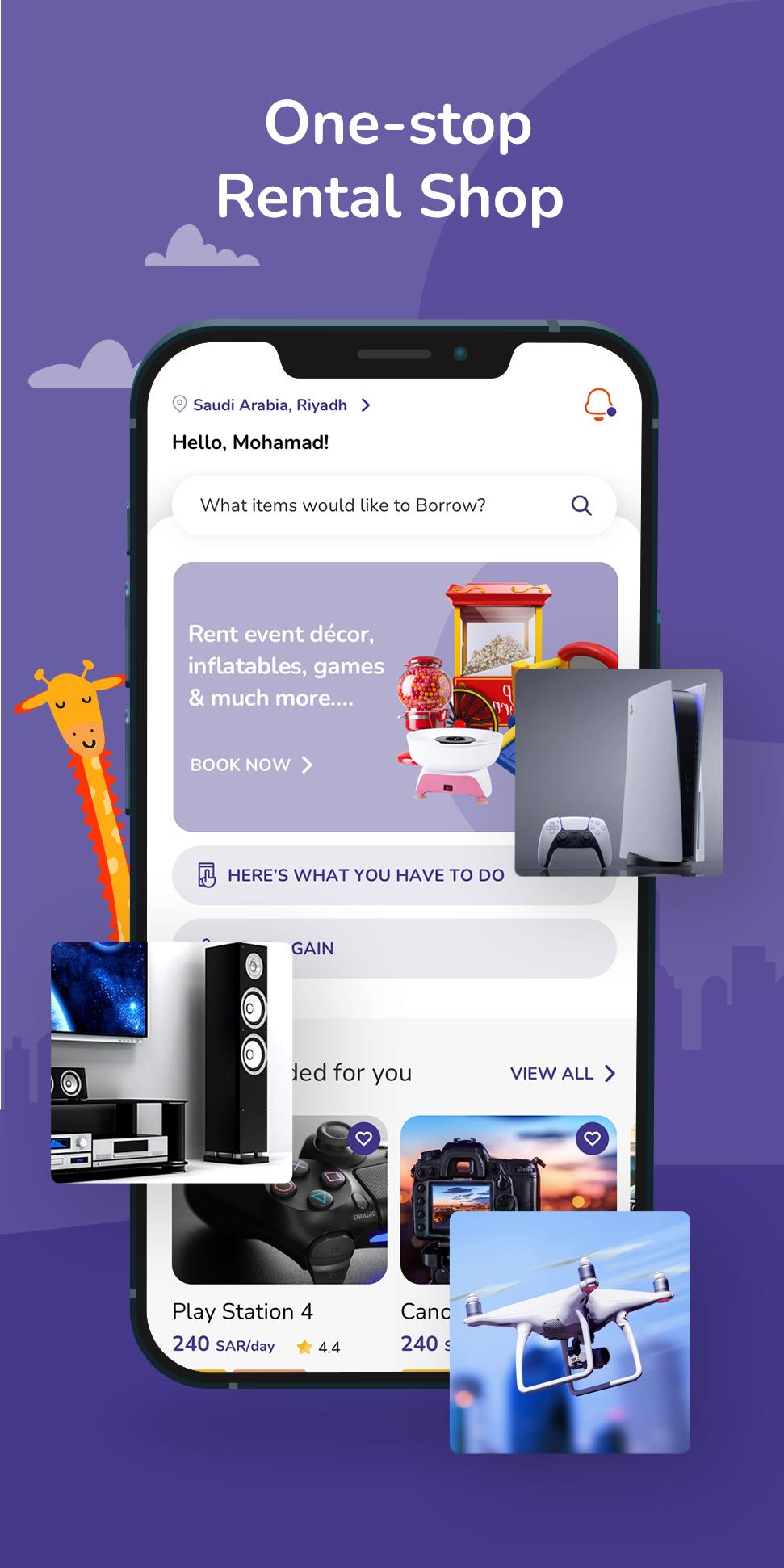 Descargar Jeeraf: Rent & Lend en PC | GameLoop Oficial