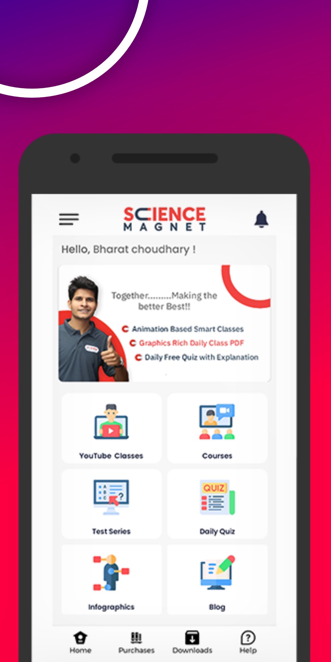 Download Science Magnet android on PC