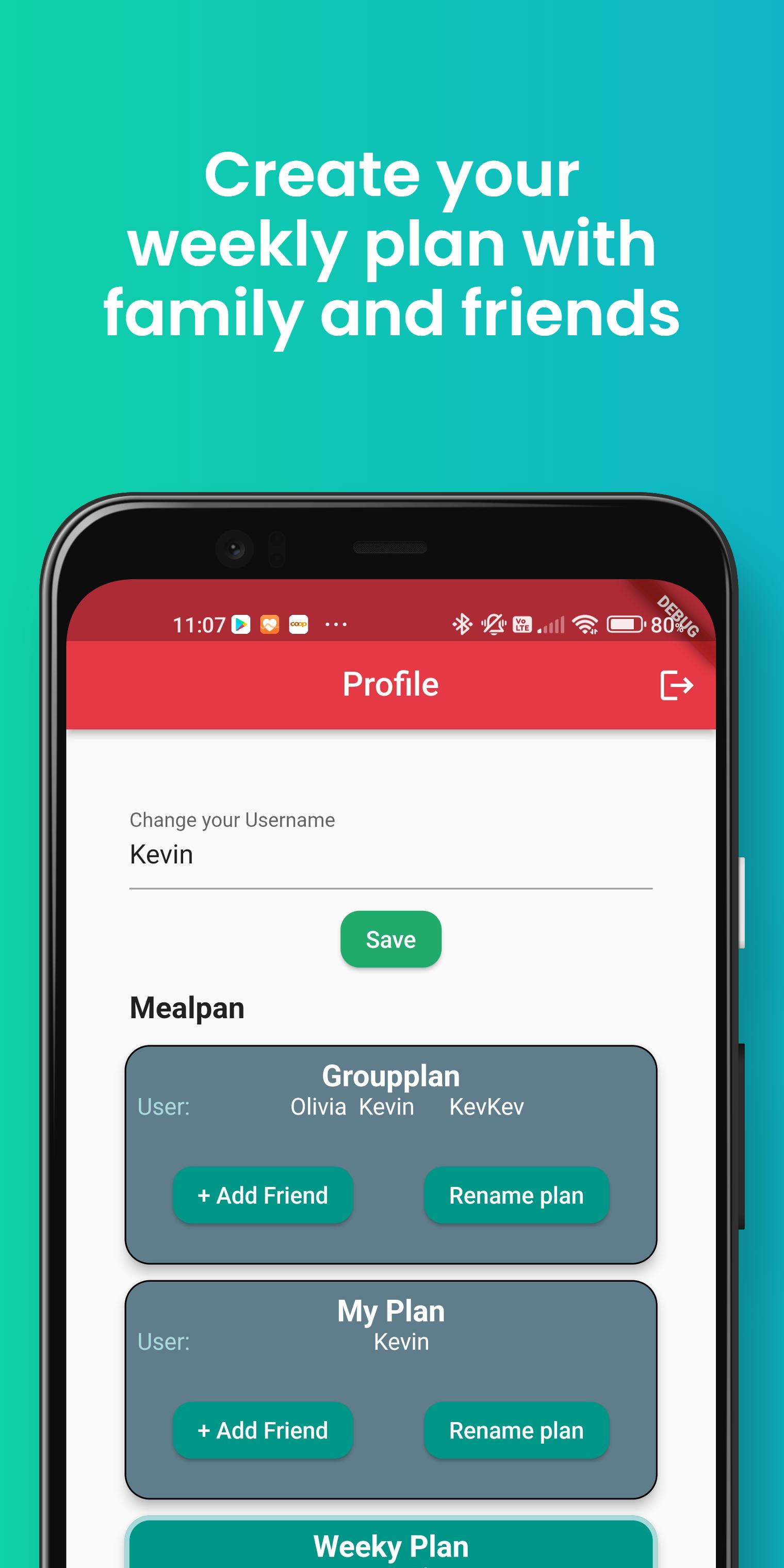 Download Mealpy - Weekly Meal Planner android on PC