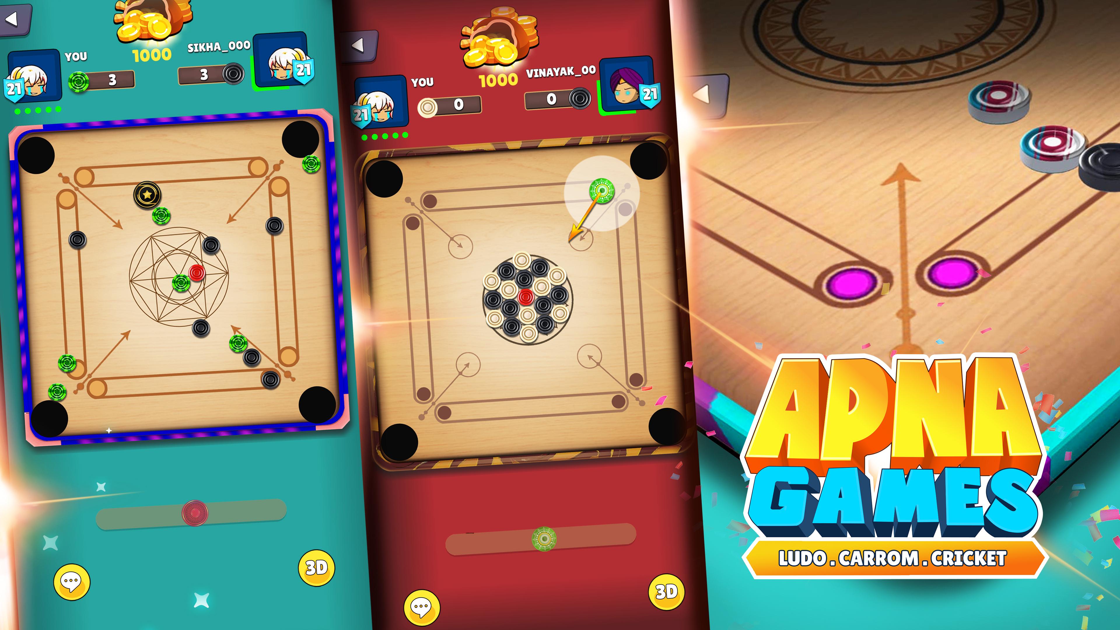 Download Apna Games Ludo Carrom Cricket android on PC
