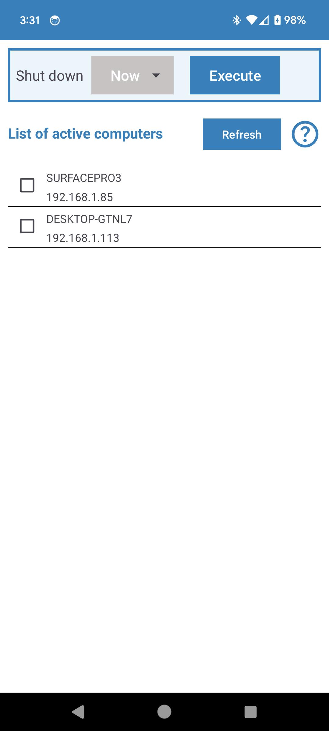 Download Shutdown PC on Timer android on PC