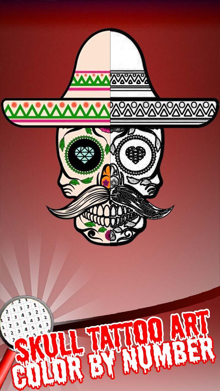 在電腦上下載Skull Tattoo Art Color By Numb | GameLoop官方網站