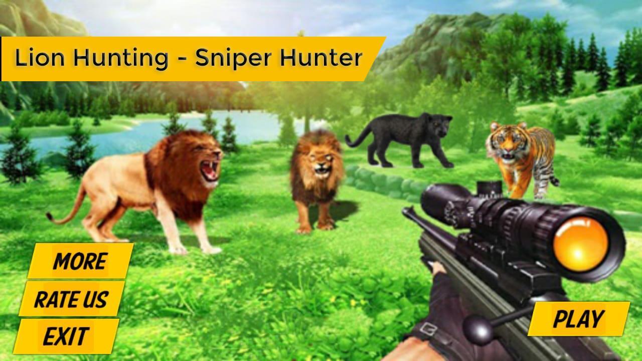 ดาวน์โหลด Lion Hunting - Sniper Shooting บนพีซี | GameLoop Official