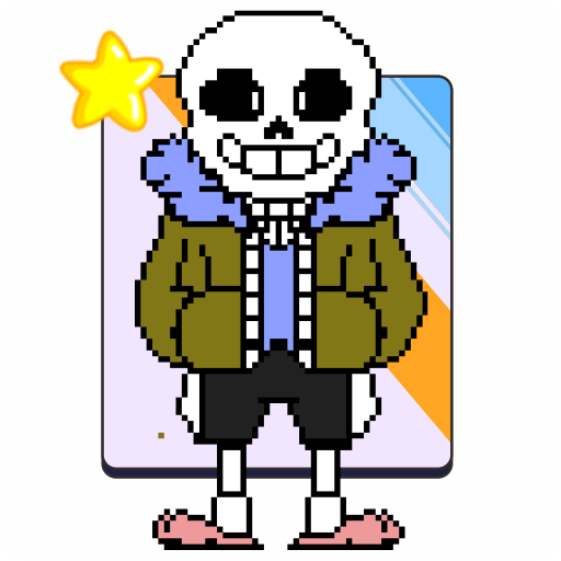 Download Sans Undertale and Deltarune Pixel Art android on PC