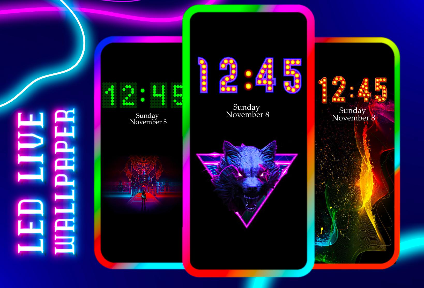 Download LED Screen: LED Live Wallpaper android on PC