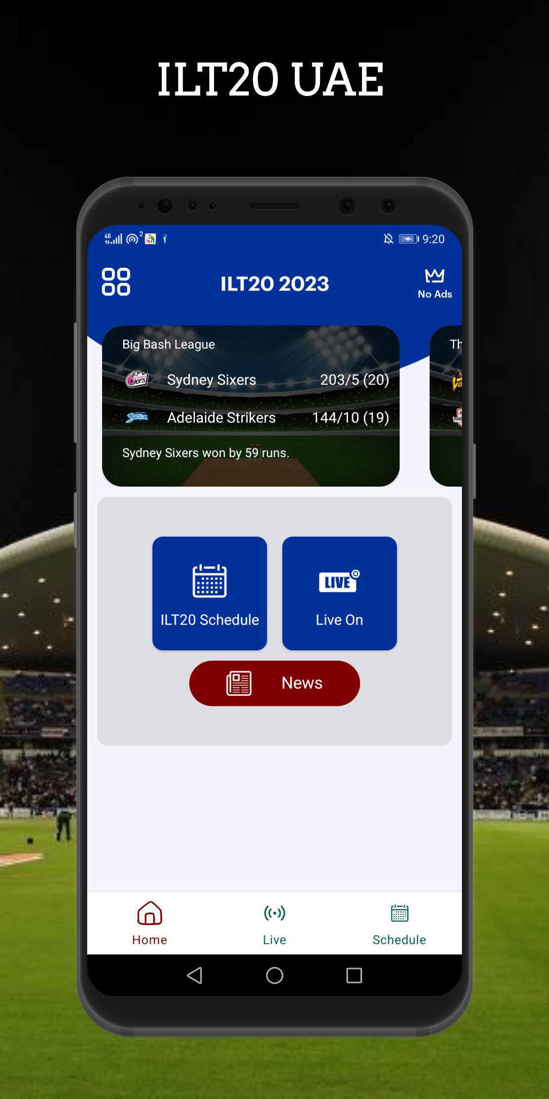 تنزيل ilT20 2023 live score ~updates على جهاز الكمبيوتر | مسؤول GameLoop