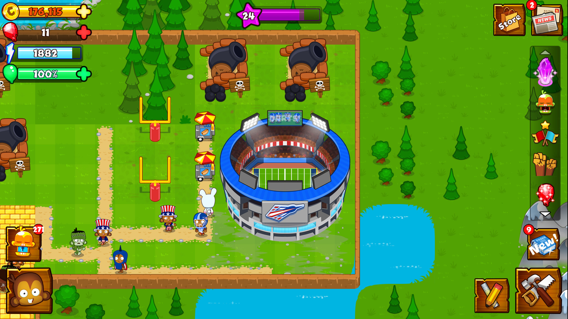 Download Bloons Monkey City - MC Darts Pack Free and Play on PC