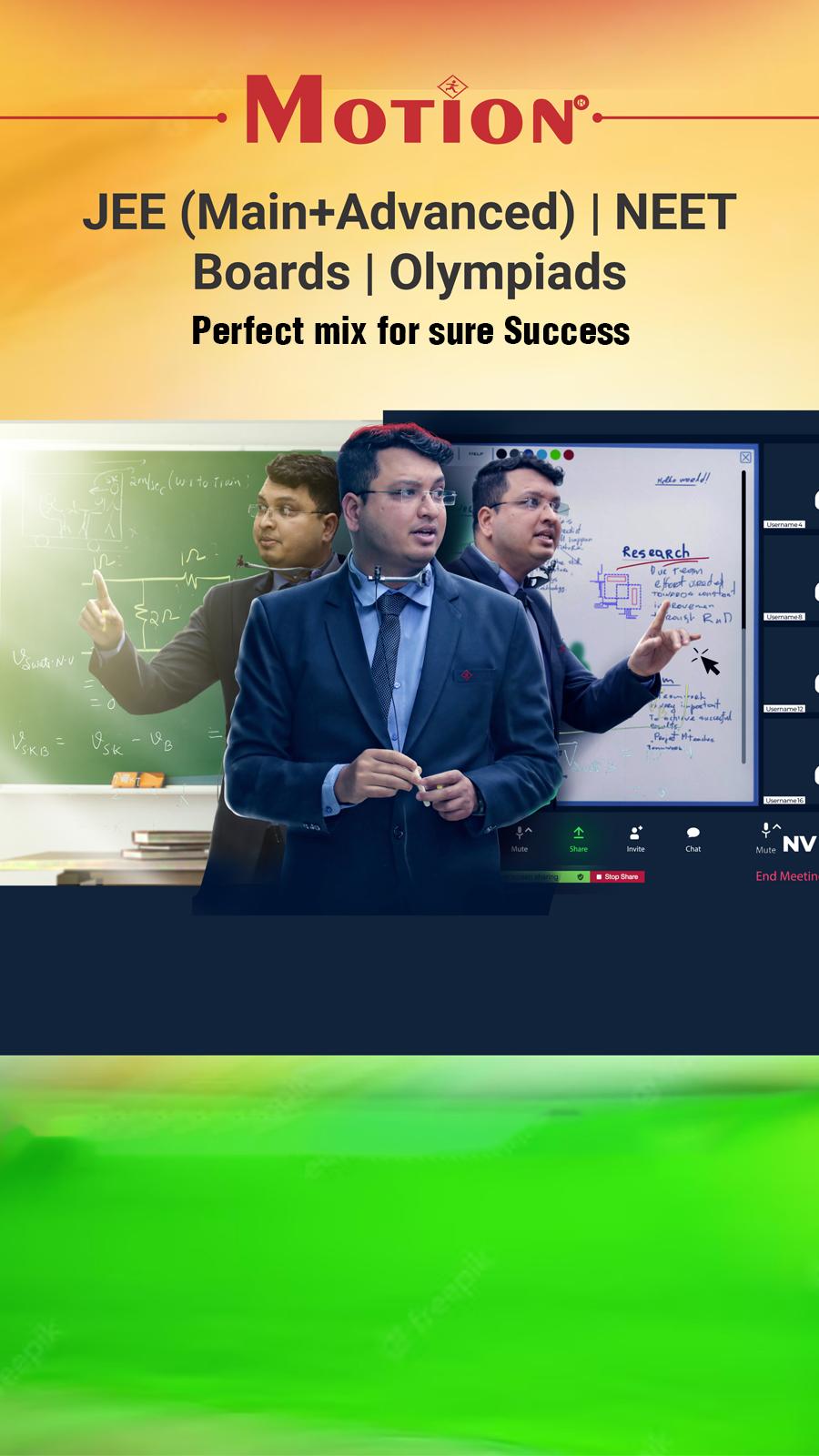 Download Motion Learning App | JEE NEET android on PC