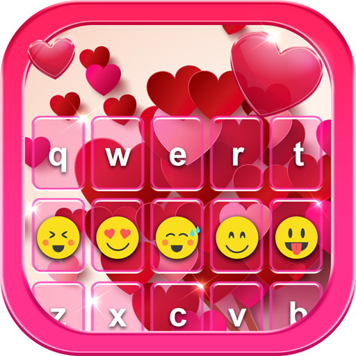 Download Love Keyboard with Emoticons android on PC