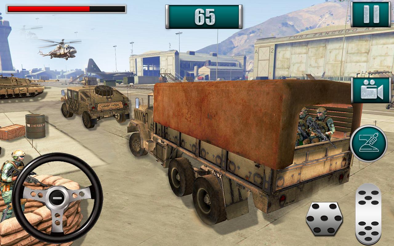 Download US Military Truck Driving Simulator: Army Trucker android on PC