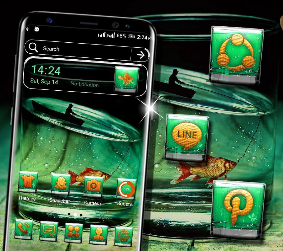 在電腦上下載Glass Fisherman Launcher Theme | GameLoop官方網站