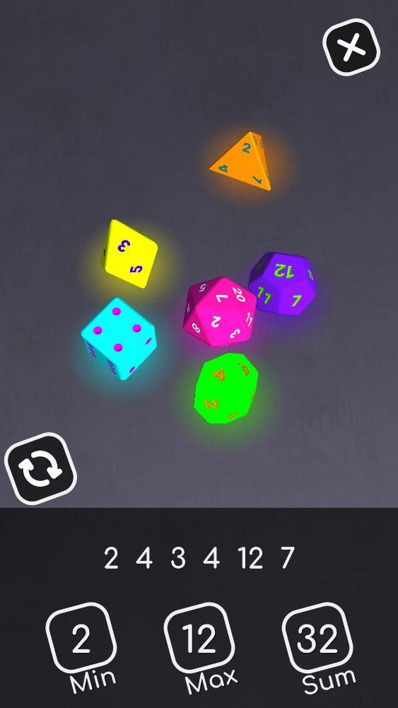 Download Random Dice 3D - dice roller android on PC