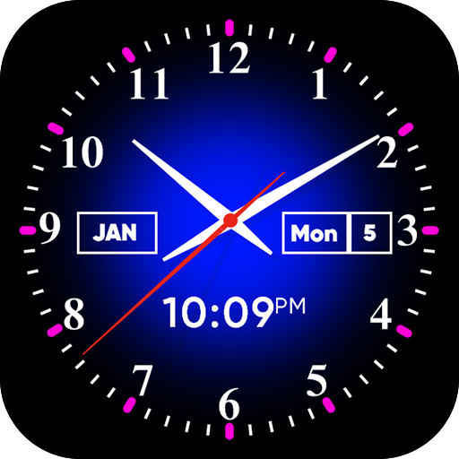 Download Live Wallpaper HD Analog Clock android on PC