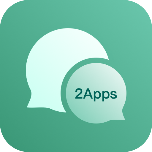 Download 2 Apps Space - two face android on PC