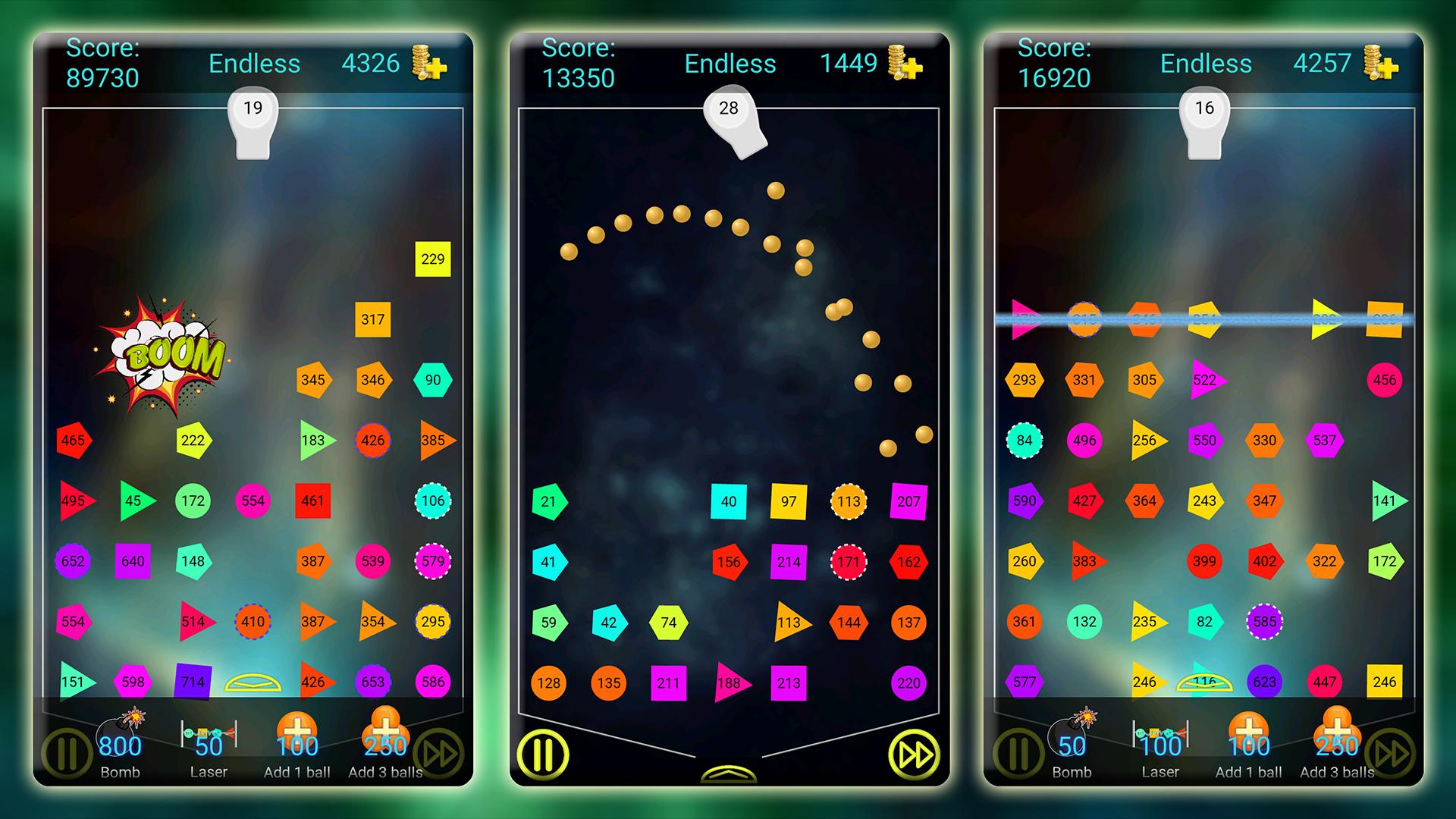 Download Physics balls, Brick breaker android on PC