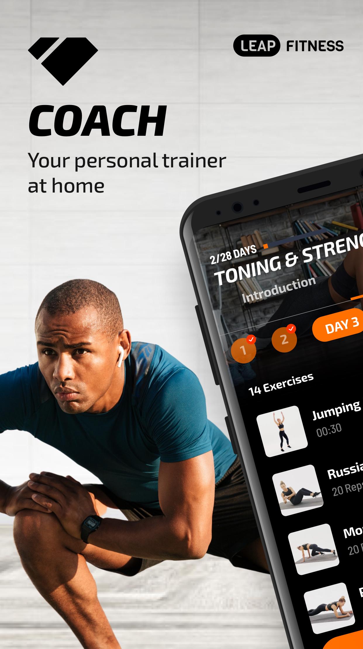 Download Fitness Coach Pro - by LEAP android on PC