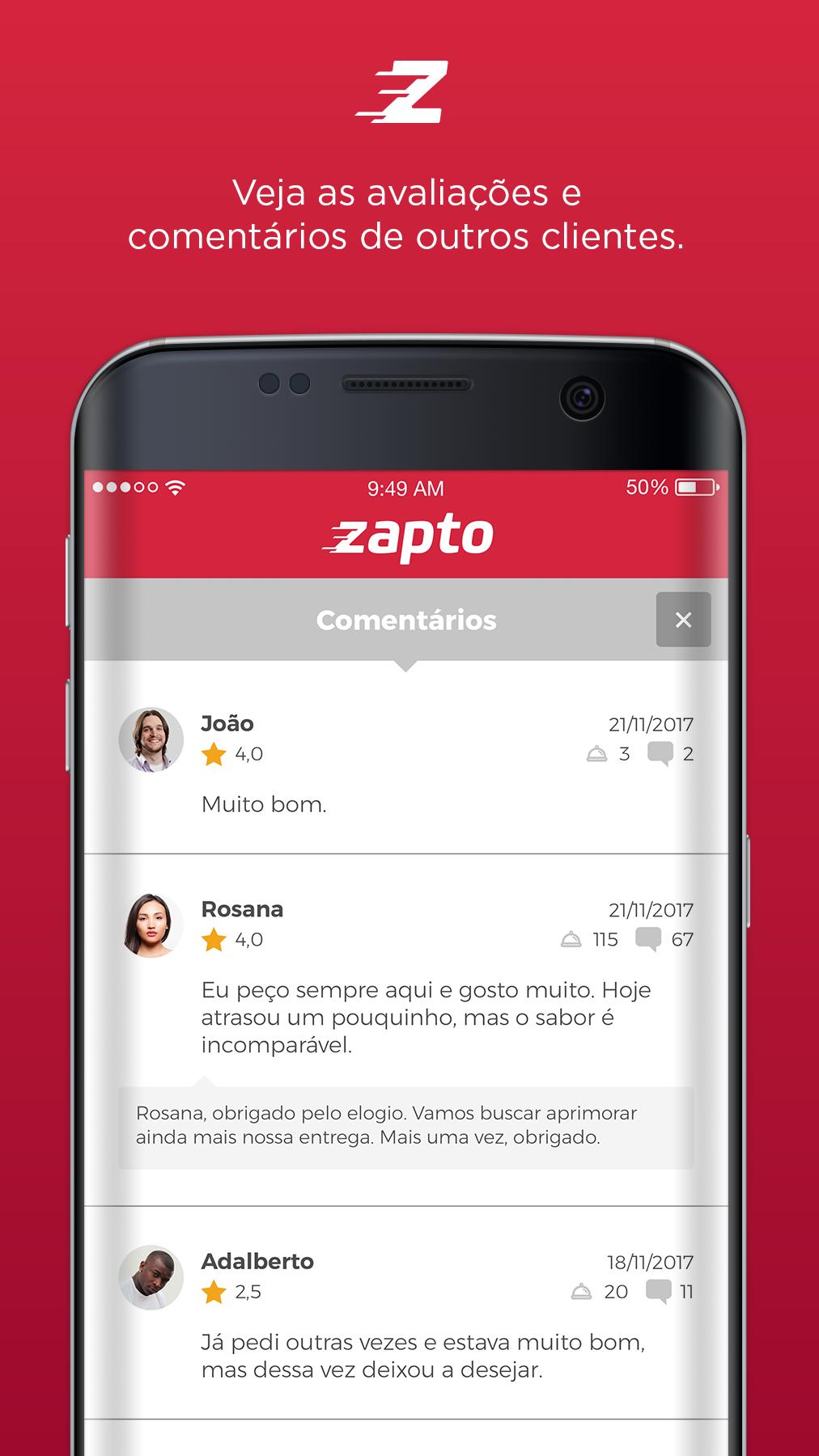 Скачать Zapto - Delivery de comida на ПК | Официальный представитель ...