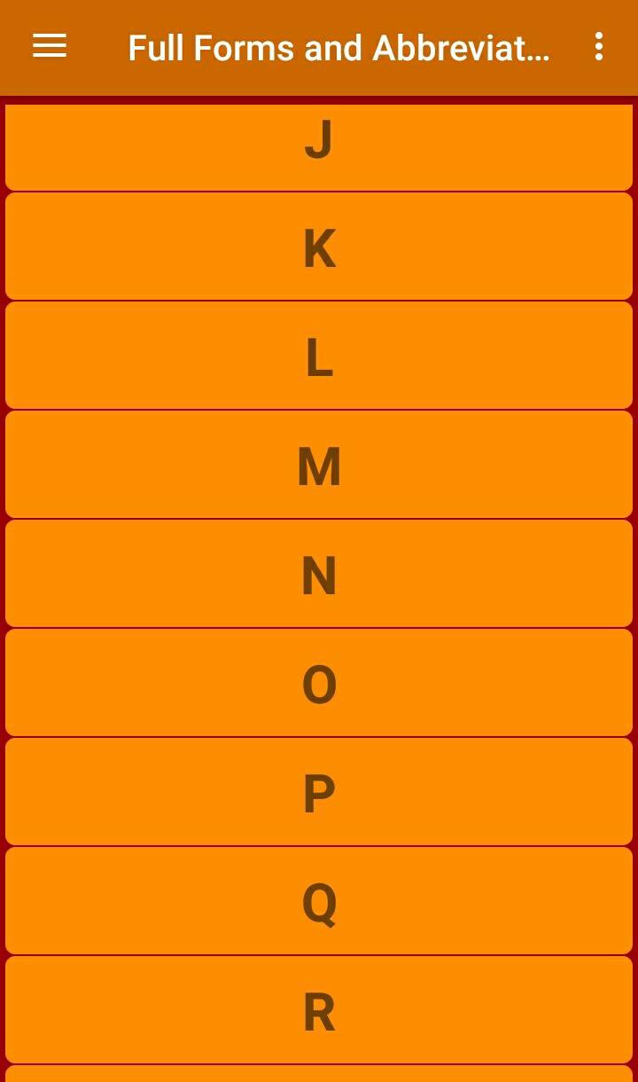 PCにFull Forms And Abbreviationsをダウンロードする| GameLoopオフィシャル