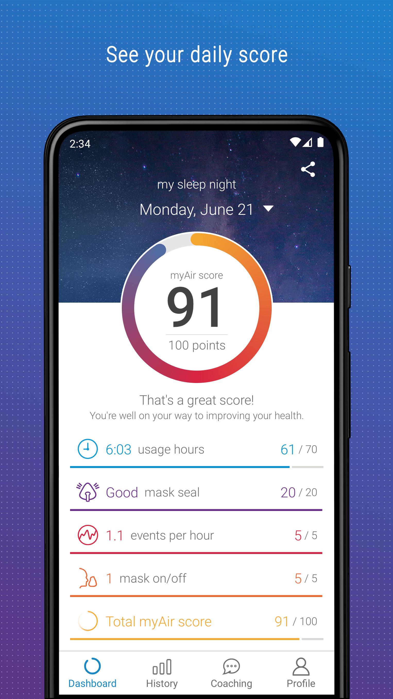 Download myAir™ for Canada by ResMed android on PC
